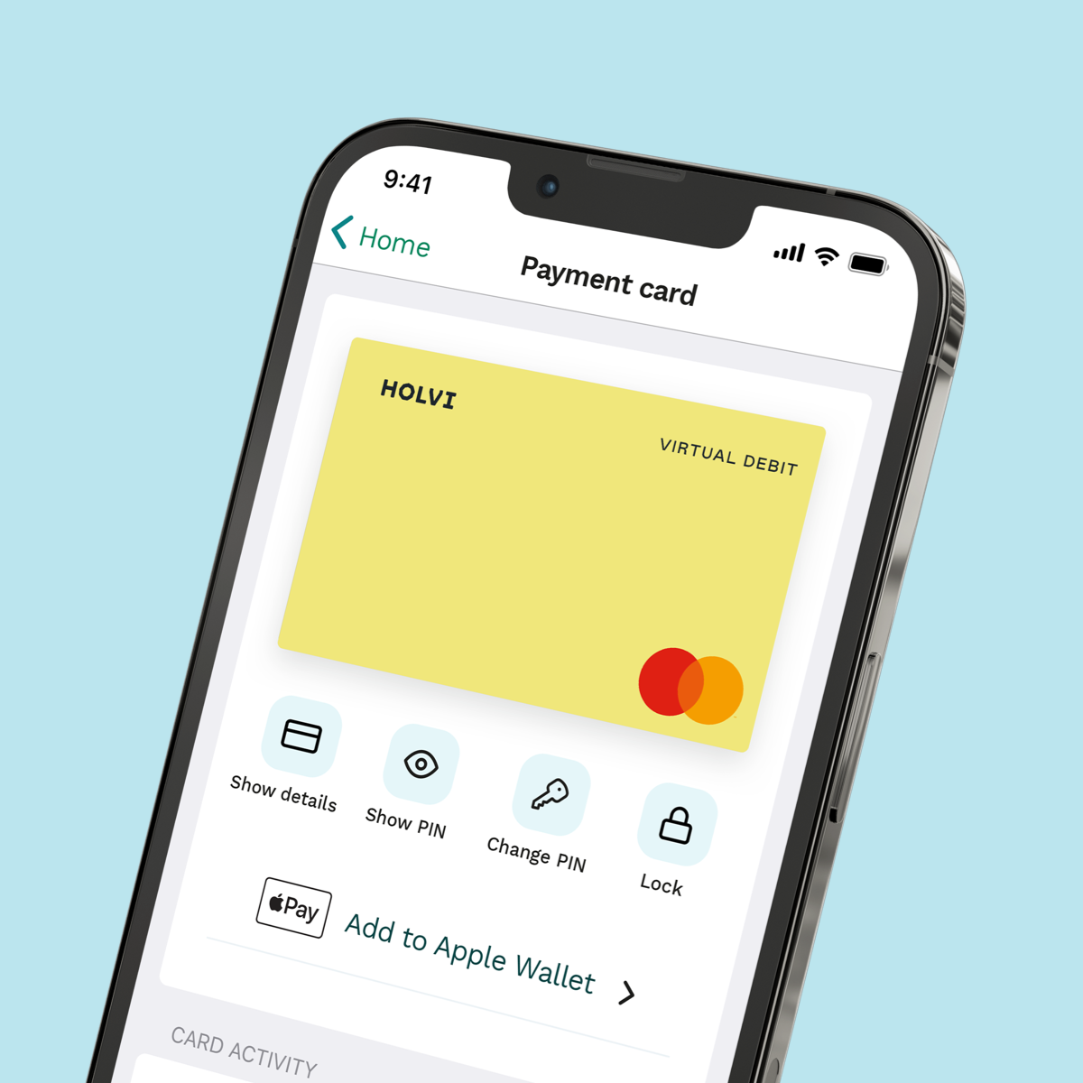 Virtual cards | Holvi