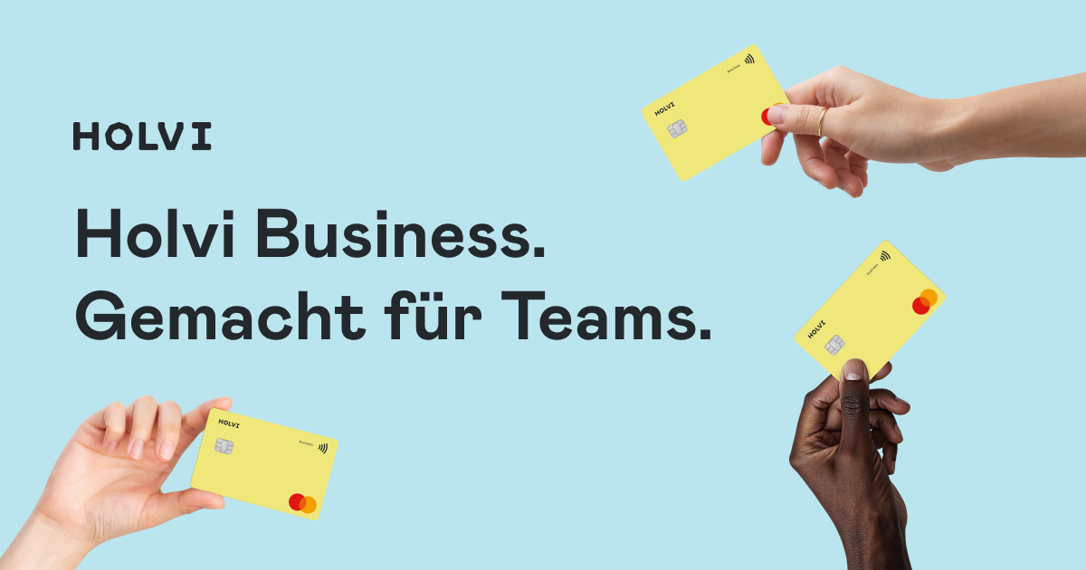 Holvi Business: Ausgabenmanagement für Teams